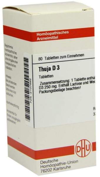 DHU Thuja D3 80 Tabletten kaufen | Volksversand Versandapotheke