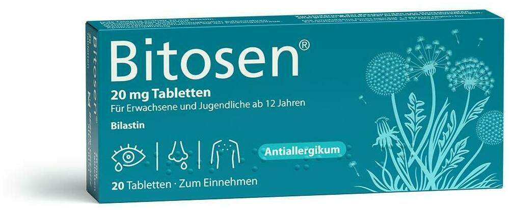 Bitosen 20 mg 20 Tabletten kaufen | Volksversand Versandapotheke