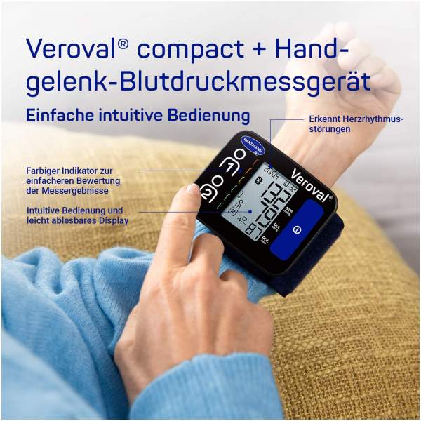 Veroval Compact Plus Handgelenk - Blutdruckmessgerät kaufen ...