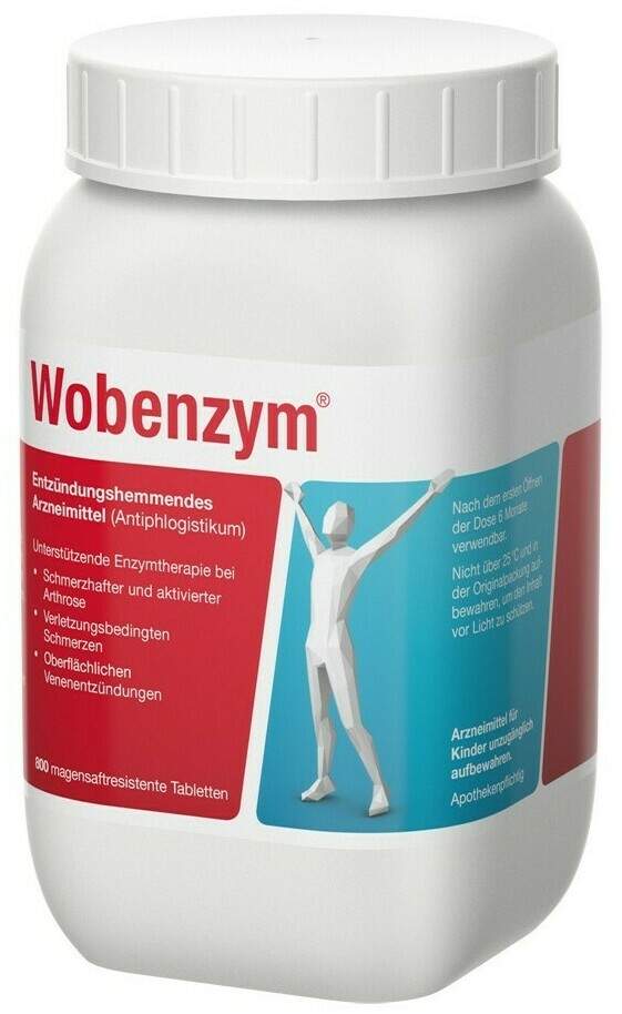 Wobenzym 800 magensaftresistente Tabletten kaufen | Volksversand ...