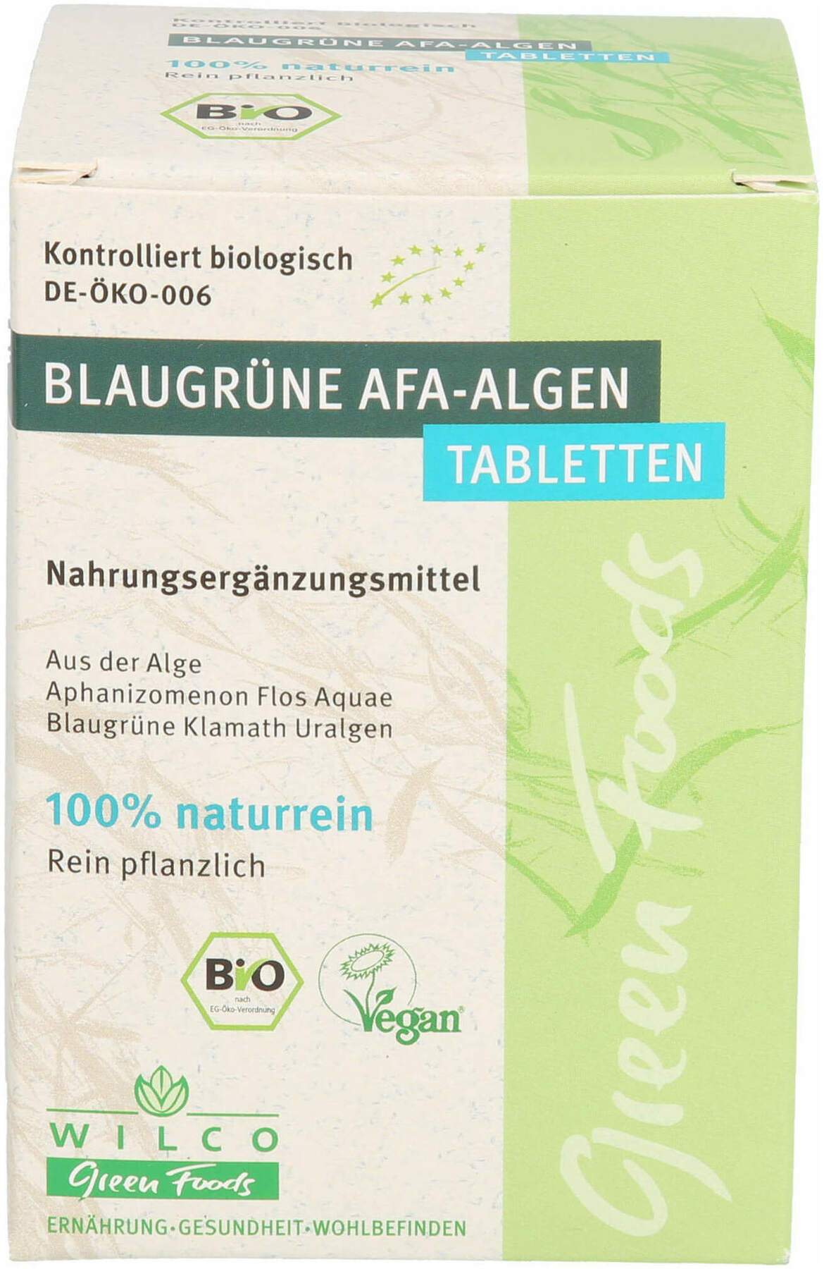 Afa Alge 400 mg Blaugrün 150 Tabletten Blister kaufen | Volksversand ...