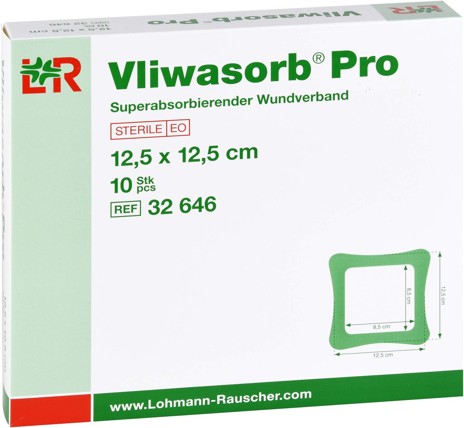 Vliwasorb Pro Suberabsorb.Komp.Steril 12,5x12,5 cm kaufen ...