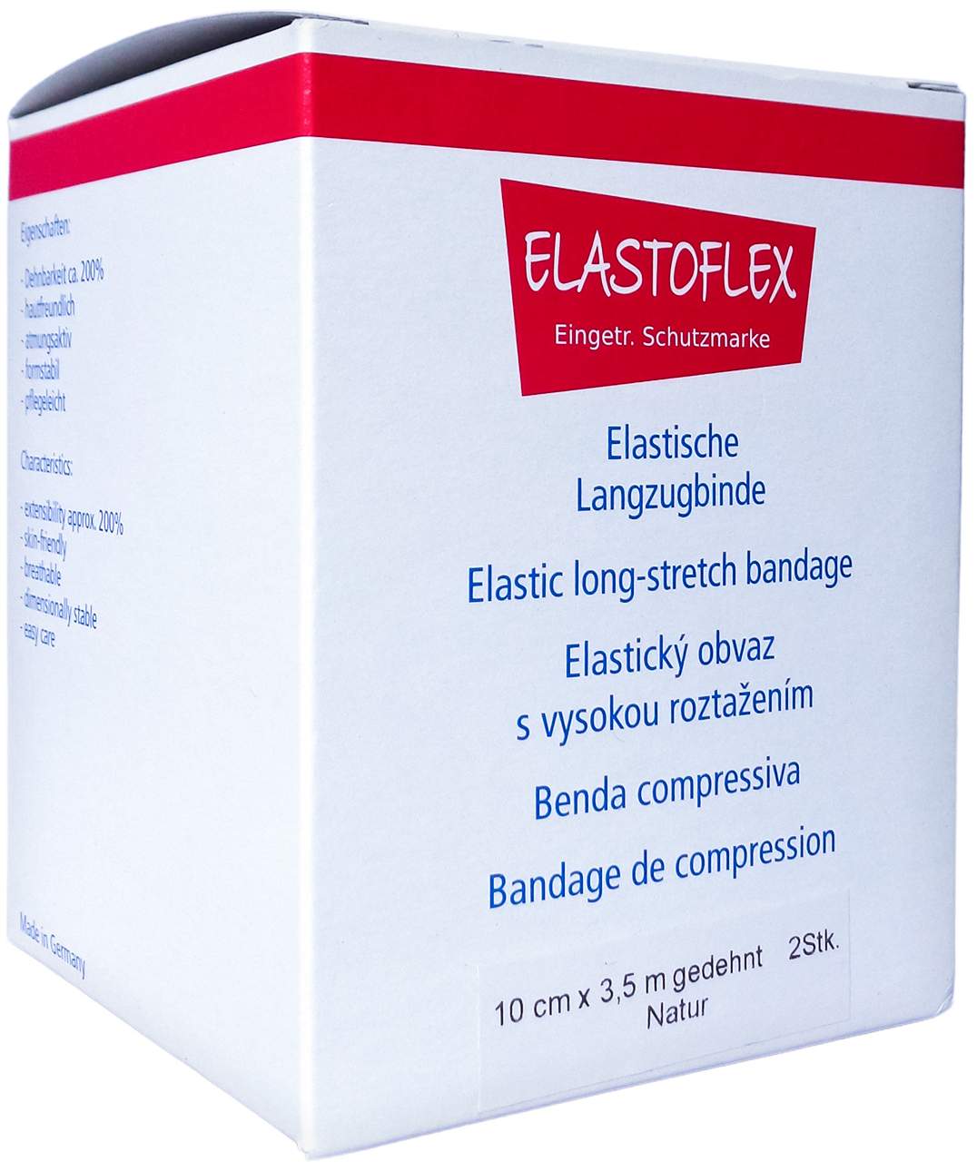 Elastoflex Langzugbinde 10 cm X 3,5 M Natur 2 Stück kaufen | Volksversand Versandapotheke