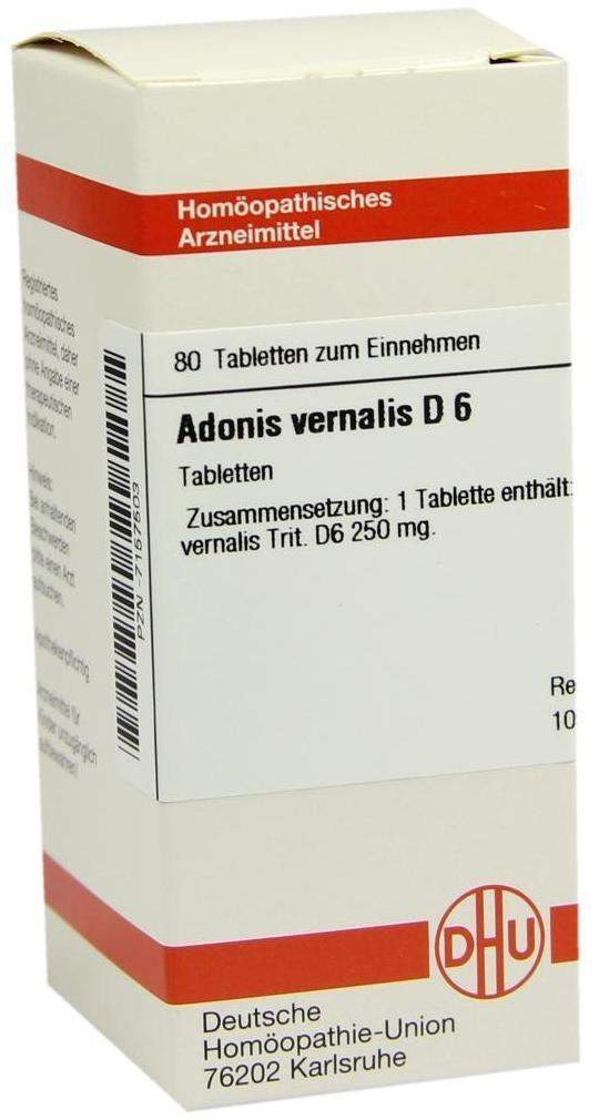 DHU Adonis Vernalis D6 80 Tabletten kaufen | Volksversand Versandapotheke