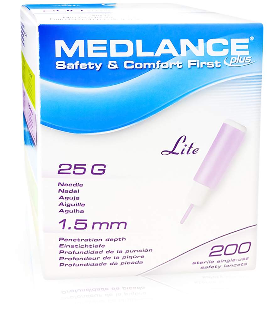 Medlance Plus Lite 200 Sicherheitslanzetten 25 G kaufen | Volksversand ...