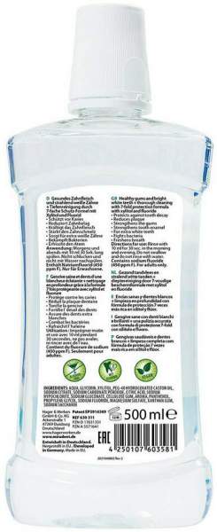Miradent Oxysafe Active Mundspülung Mit Aktivsauerstoff 500 ml kaufen ...
