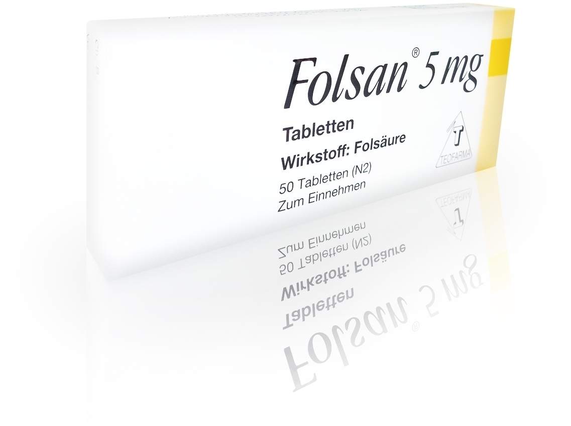 Folsan 5 mg 50 Tabletten kaufen | Volksversand Versandapotheke
