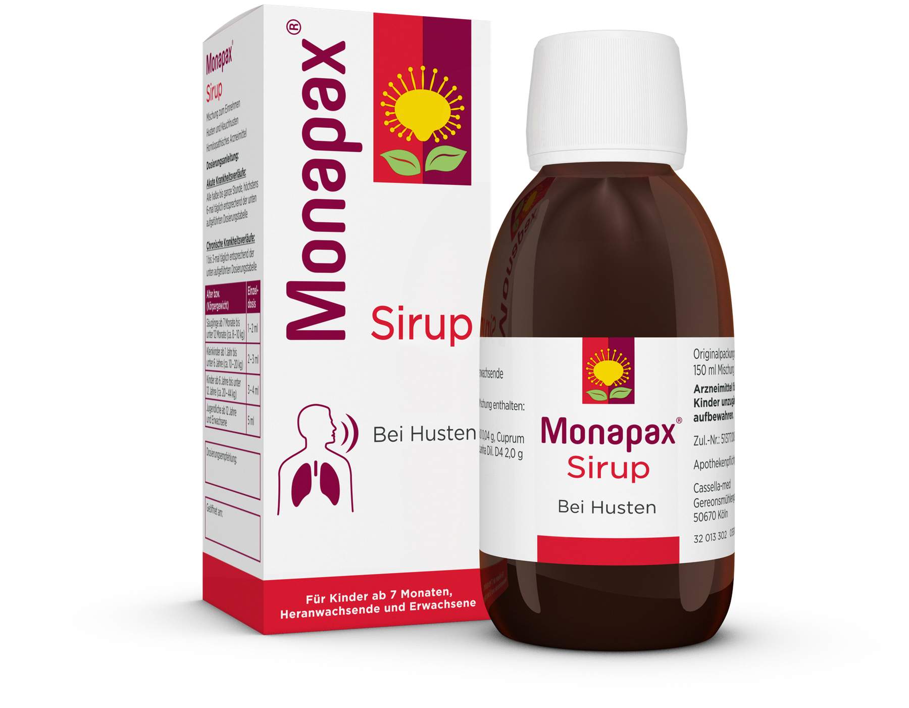 Monapax Sirup 150 ml kaufen | Volksversand Versandapotheke