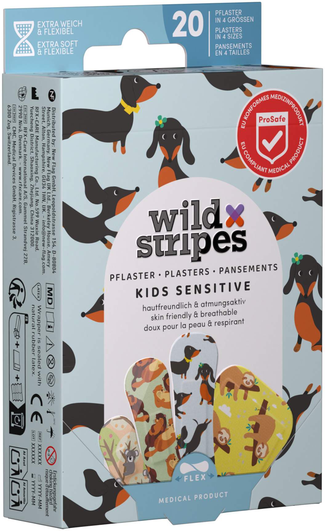 Wild Stripes Classic Sensitive Animal Design 20 Pflaster kaufen ...