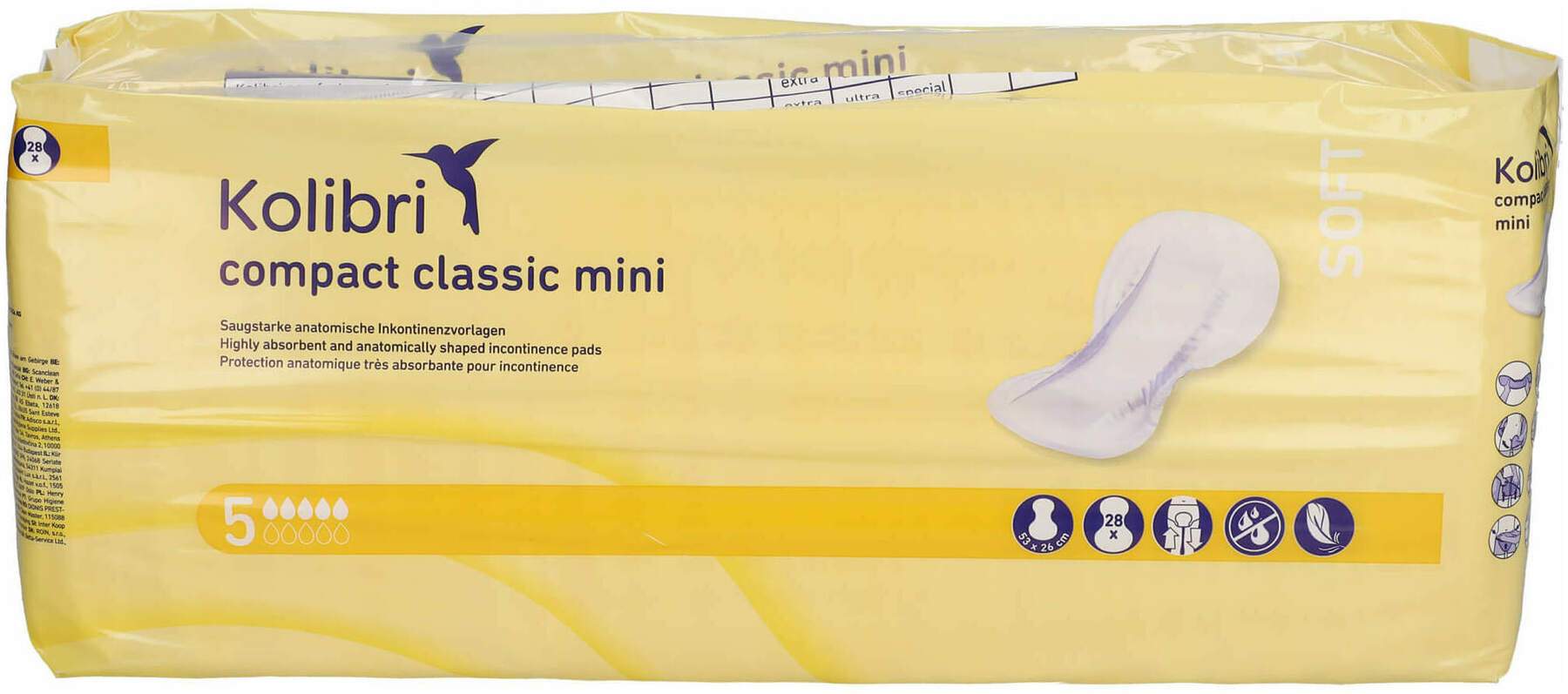 Kolibri Compact Classic Mini Vorlagen Anatomisch 2 kaufen ...