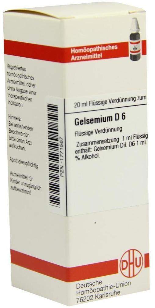 Dhu Gelsemium D6 20 ml Dilution kaufen | Volksversand Versandapotheke