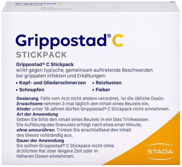 Grippostad C Stickpack Granulat 12 Beutel kaufen | Volksversand ...