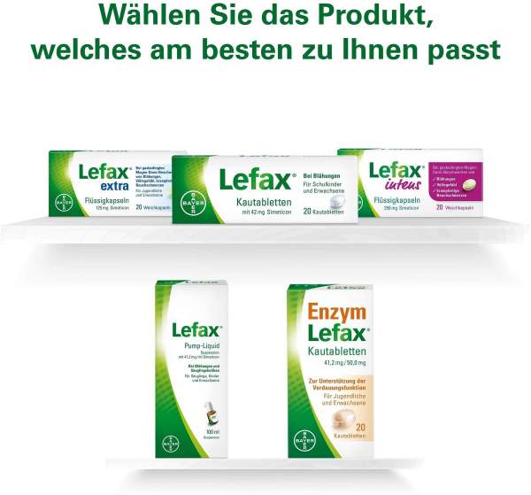Lefax intens Flüssigkapseln 250 mg Simeticon 20 Stück kaufen ...