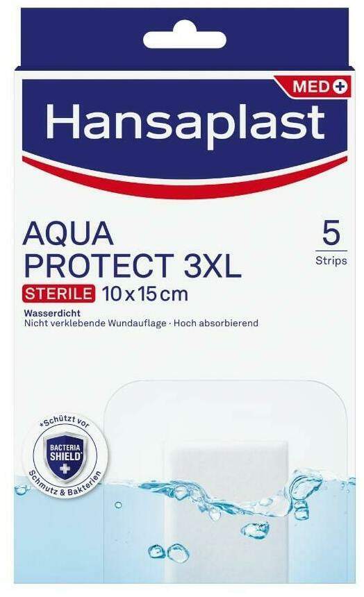 Hansaplast Aqua Protect 3XL 10 x 15 cm 5 Pflaster kaufen | Volksversand ...