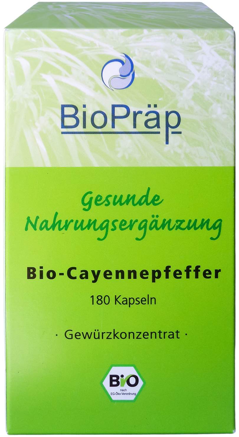 Bio Cayennepfeffer 180 Kapseln kaufen | Volksversand Versandapotheke