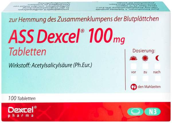 Ass Dexcel 100 mg 100 Tabletten kaufen | Volksversand Versandapotheke