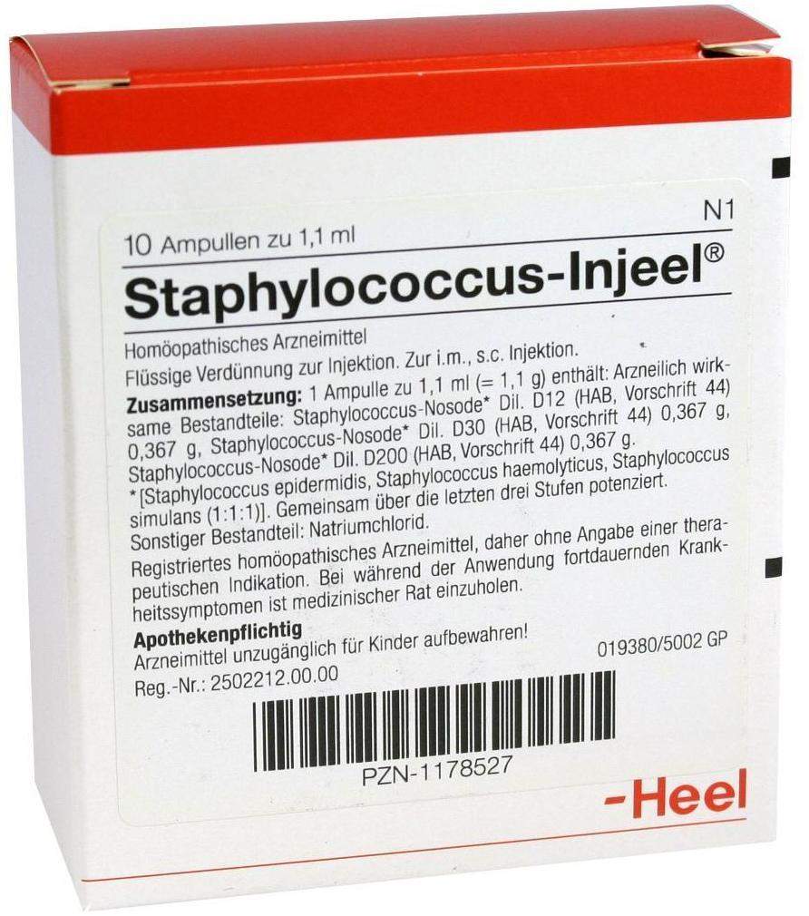 Staphylococcus Injeel 10 Ampullen kaufen | Volksversand Versandapotheke