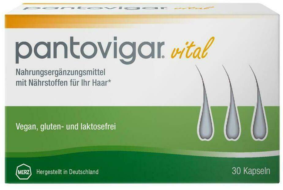 Pantovigar vital Kapseln mit Nährstoffen für die Haare 30 Kapseln kauf ...