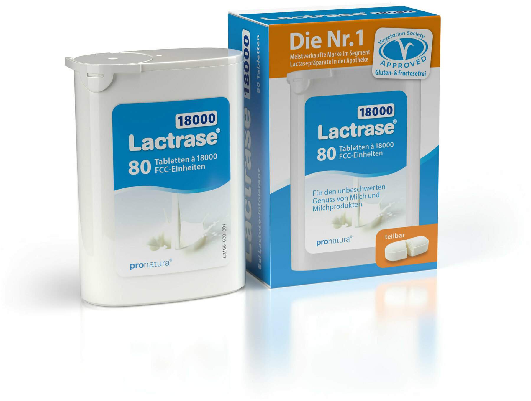 Lactrase 18.000 Fcc Tabletten im Spender 2 X 40 Tabletten kaufen ...