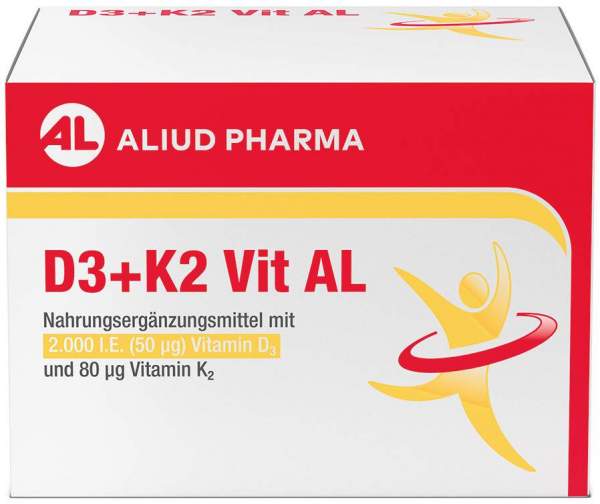 D3 + K2 Vit Al 2000 I.E. 90 Kapseln kaufen | Volksversand Versandapotheke