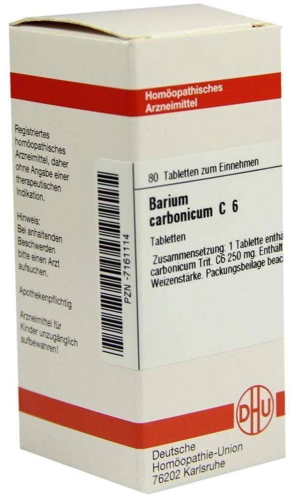 Dhu Barium Carbonicum C6 Tabletten kaufen | Volksversand Versandapotheke