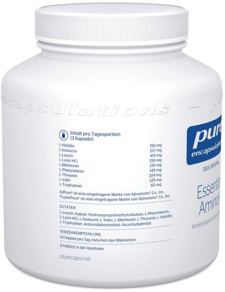 Pure Encapsulations Essential Aminos 180 Kapseln kaufen | Volksversand ...