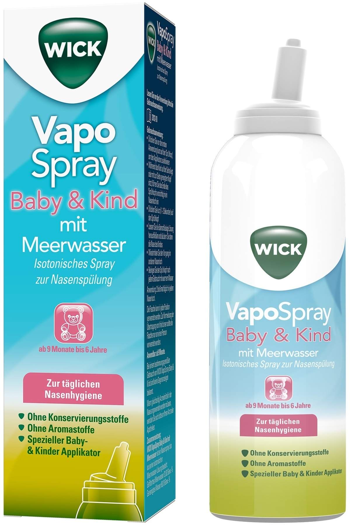 Wick Vapo Spray Baby & Kind mit Meerwasser 100 ml kaufen | Volksversand ...
