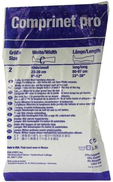 Comprinet Pro Strumpf Oberschenk.Lang Gr.2 kaufen | Volksversand ...