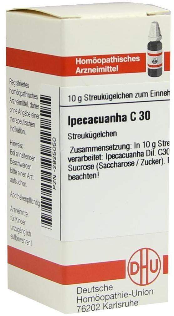 Dhu Ipecacuanha C30 10 G Globuli kaufen | Volksversand Versandapotheke