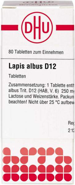 Dhu Lapis Albus D12 80 Tabletten kaufen | Volksversand Versandapotheke