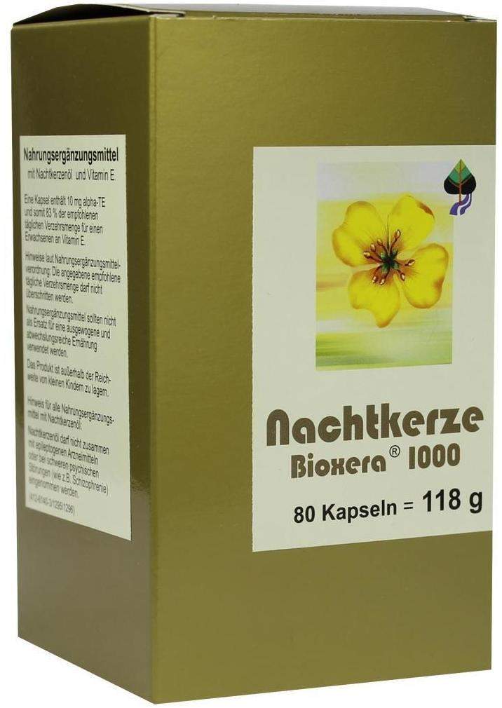 Nachtkerze Bioxera 1000 80 Kapseln kaufen | Volksversand Versandapotheke