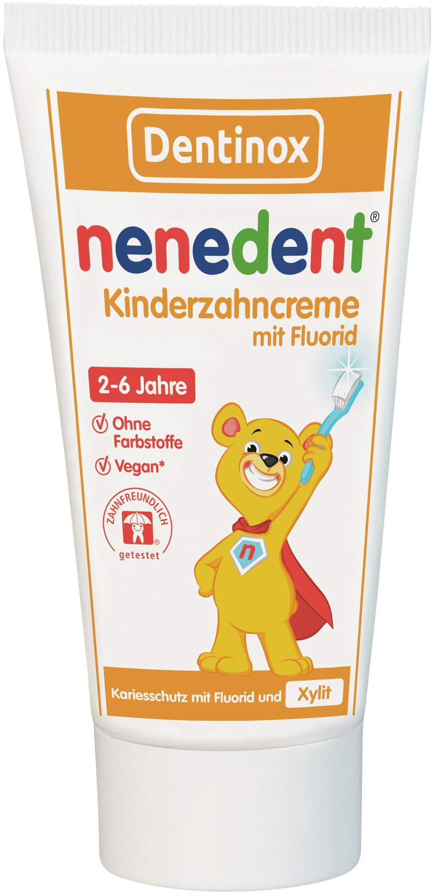 Nenedent Kinderzahncreme mit Fluorid 2 - 6 Jahre 50 ml kaufen ...