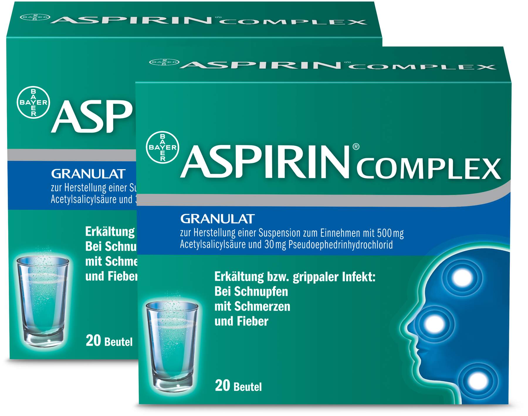 Aspirin Complex 2 x 20 Beutel Granulat kaufen | Volksversand ...