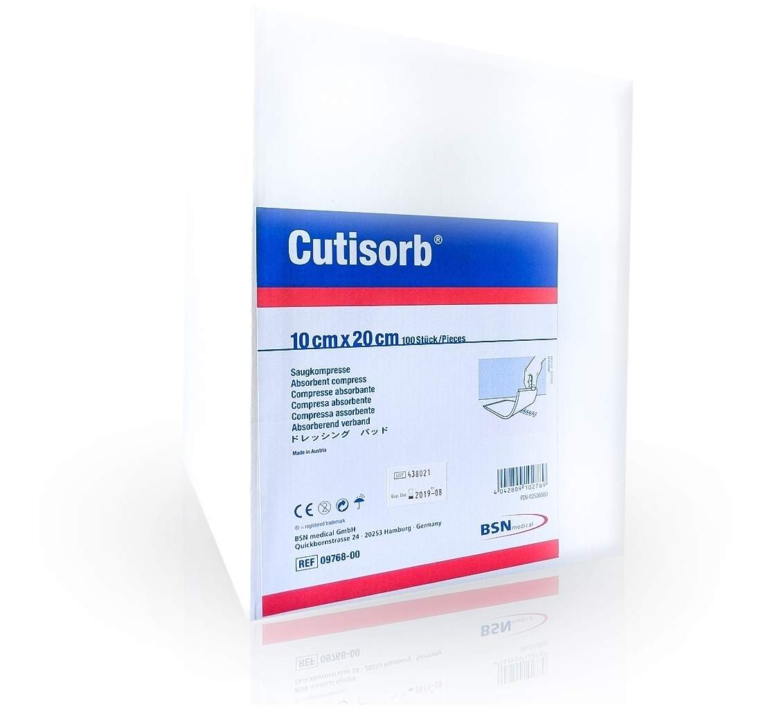 Cutisorb Saugkompressen Unsteril 10 X 20 cm 100 Kompressen kaufen ...