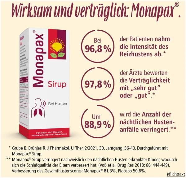 Monapax Sirup 150 ml kaufen | Volksversand Versandapotheke