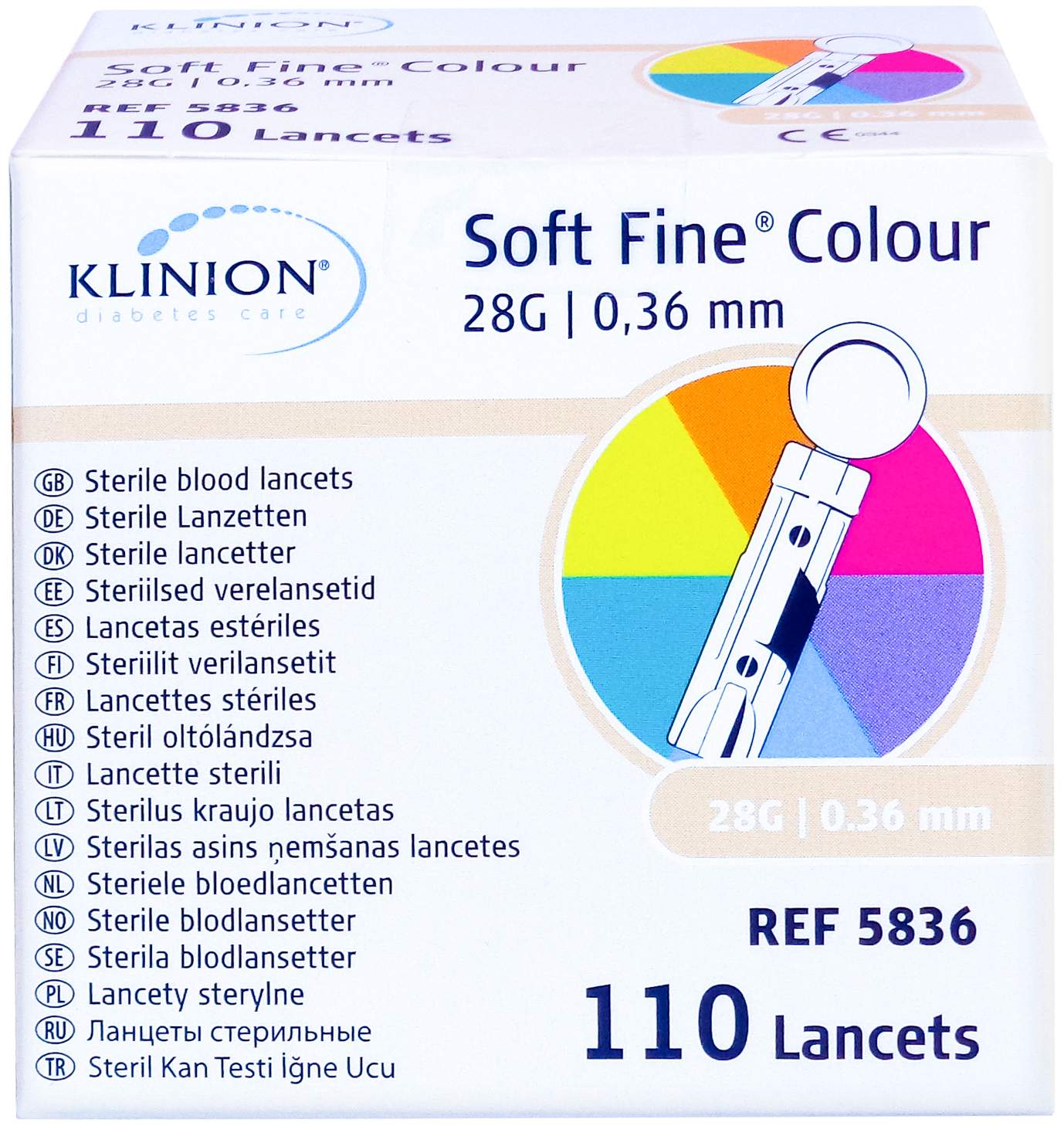 Soft Fine Colour Lanzetten 28g 110 Lanzetten kaufen | Volksversand ...