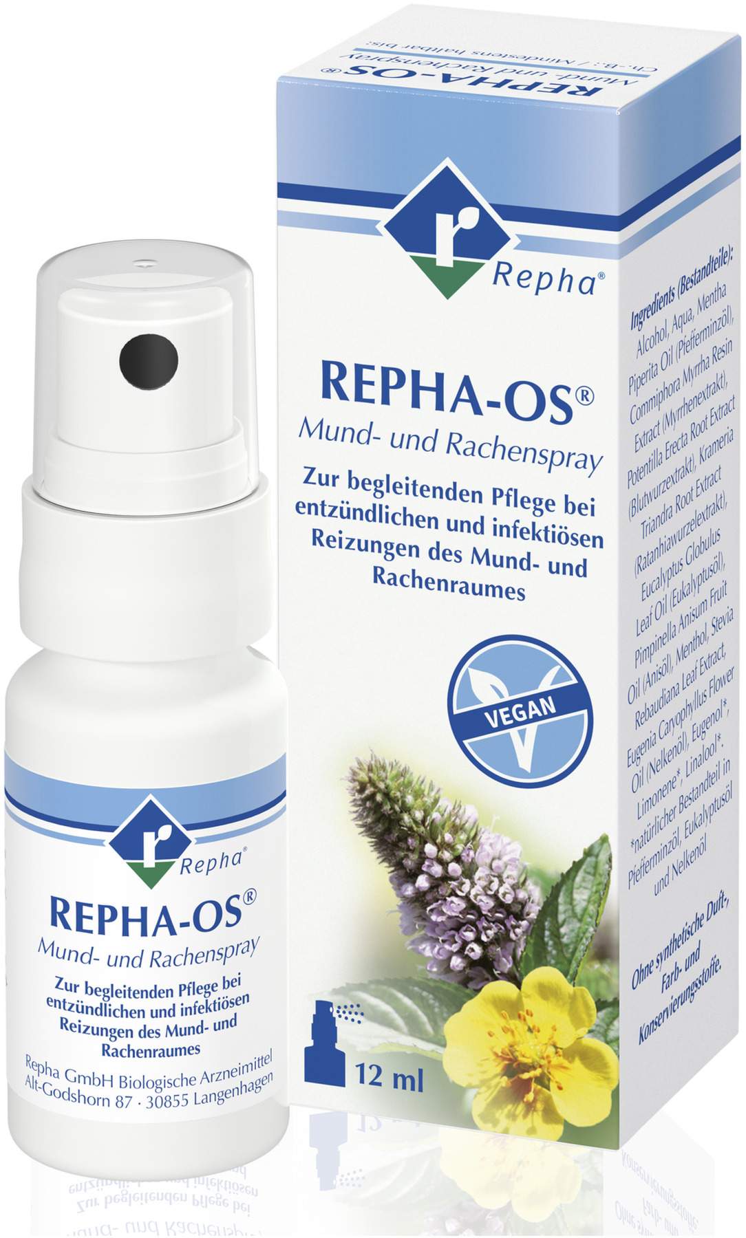 Repha-OS Mund- und Rachenspray 12 ml Spray kaufen | Volksversand ...