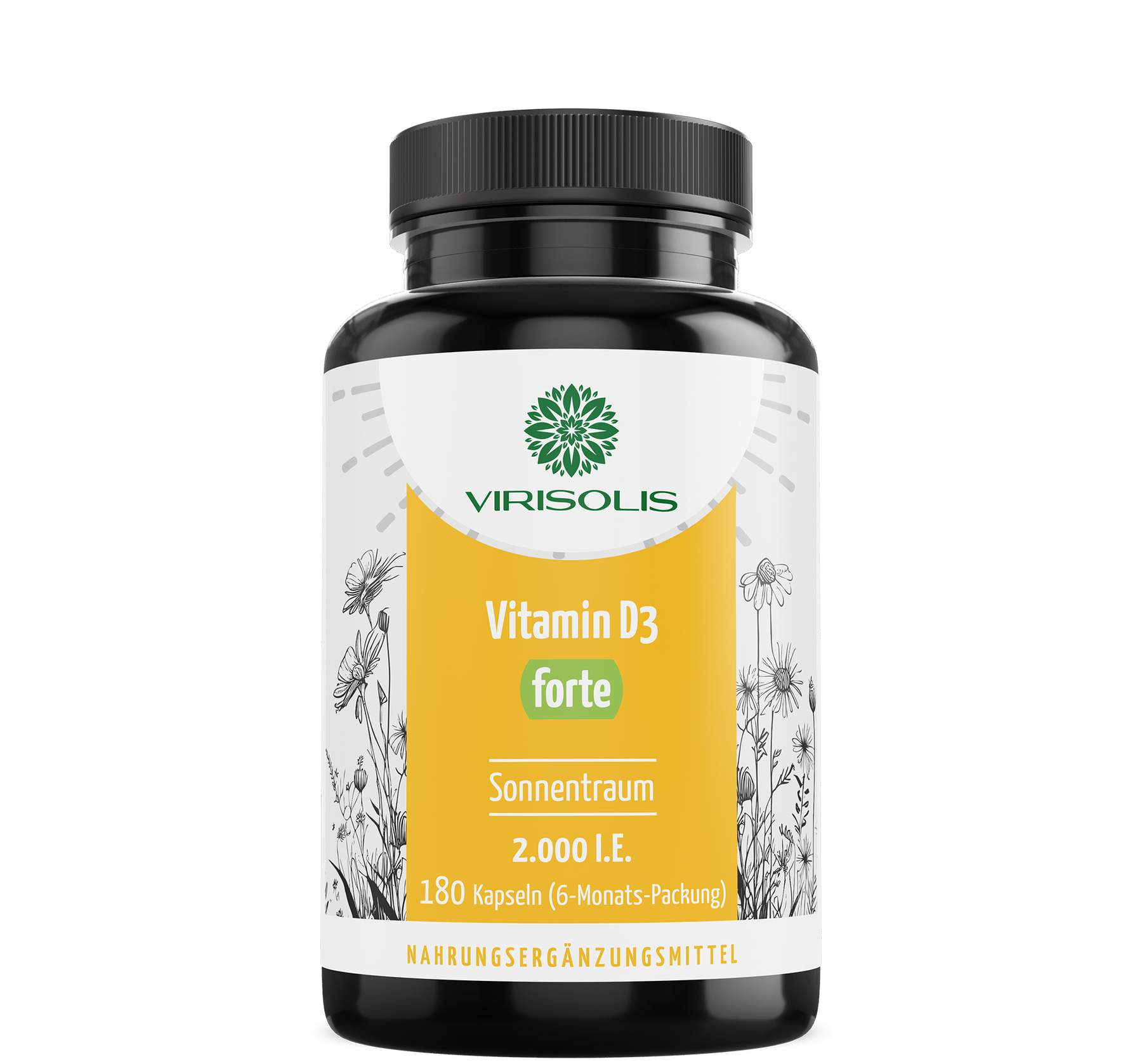 Virisolis Vitamin D3 Forte 180 Kapseln kaufen | Volksversand ...