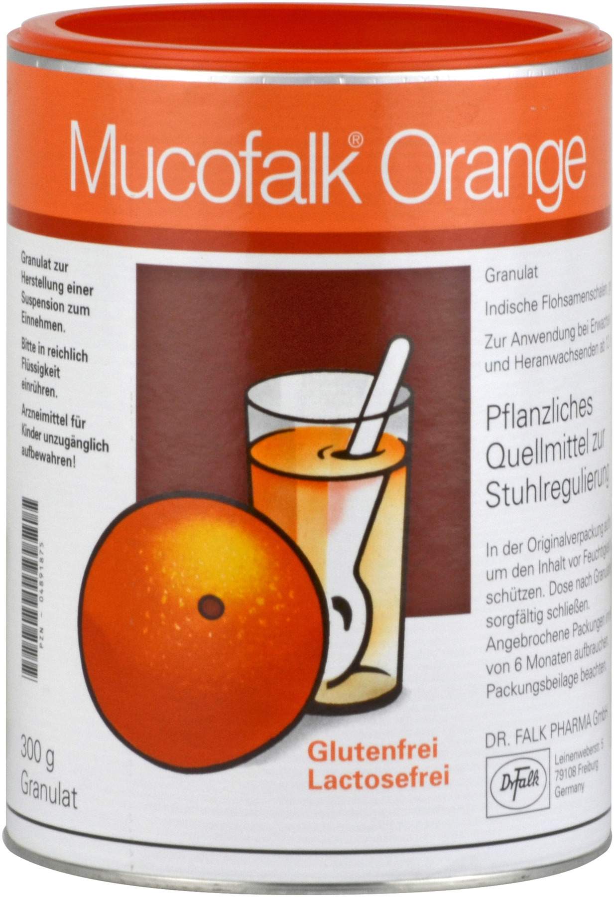 Mucofalk Orange Granulat Dose 300 g kaufen | Volksversand Versandapotheke