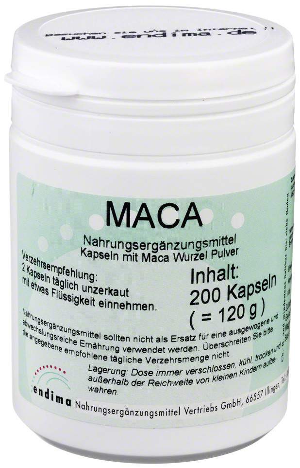Maca 200 Kapseln Mit Maca Wurzel Pulver kaufen | Volksversand ...