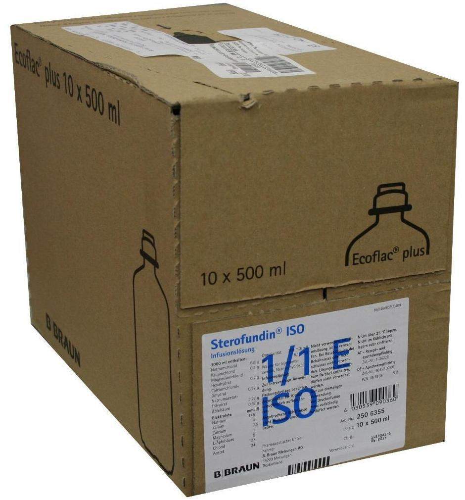 Sterofundin Iso Ecoflac Plus Infusionslösung 10 X 500 Ml... kaufen ...