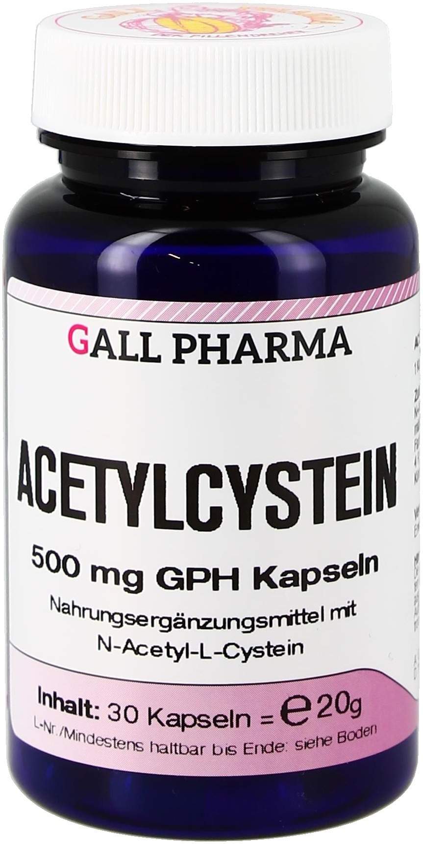 Acetylcystein 500 mg Gph 60 Kapseln kaufen | Volksversand Versandapotheke