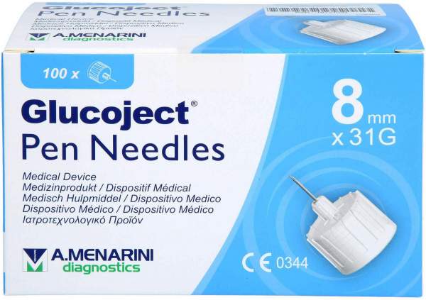 Glucoject Pen-Nadeln 31 Gx8 mm 0,25 mm kaufen | Volksversand ...