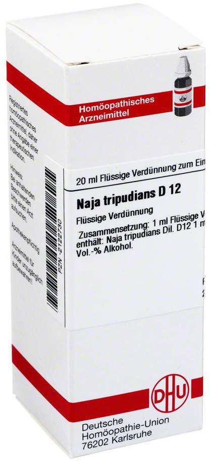 DHU Naja tripudians D12 Dilution 20 ml kaufen | Volksversand Versandapotheke