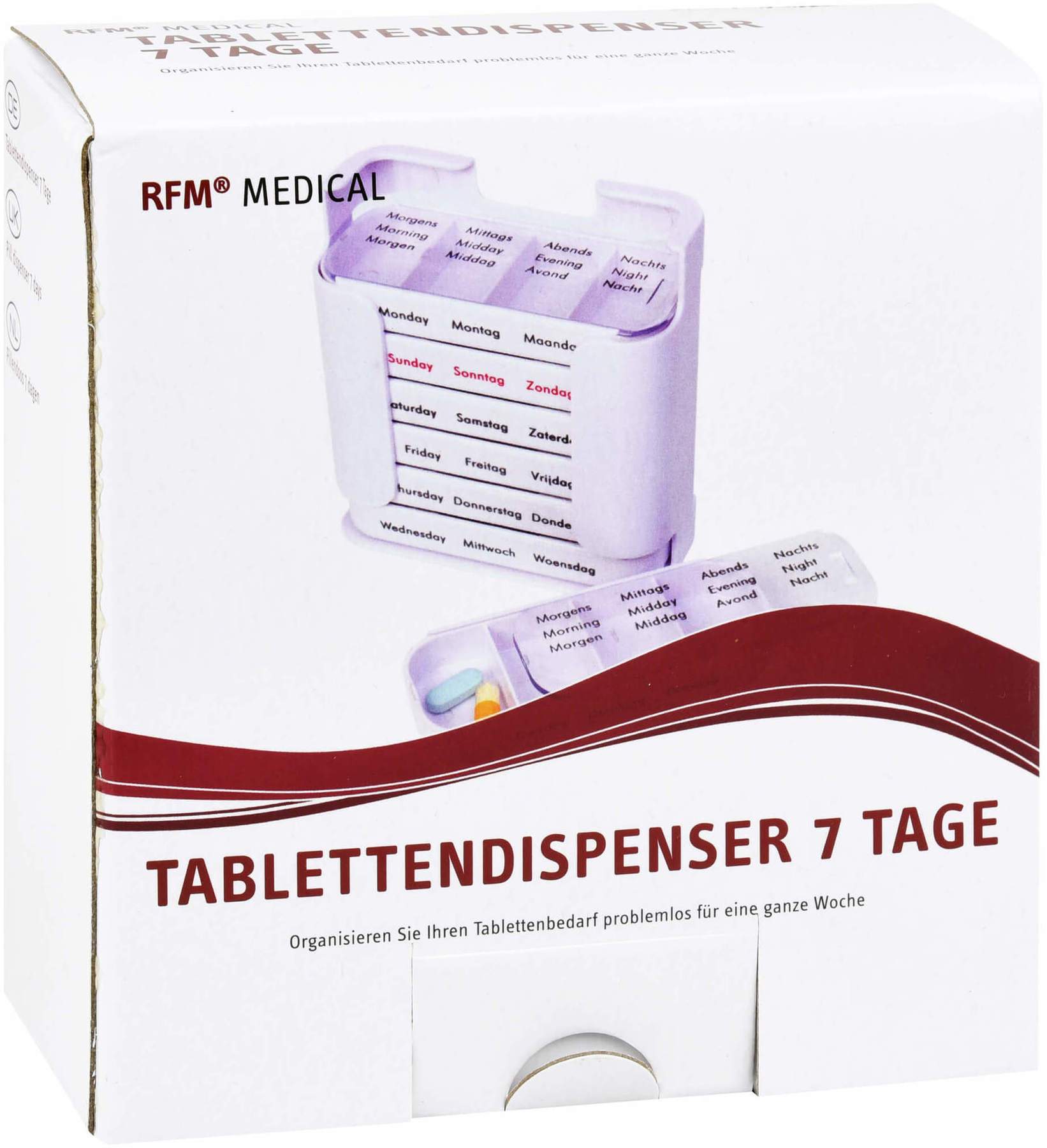 Tabletten Dispenser 7 Tage 1 Stück kaufen | Volksversand Versandapotheke