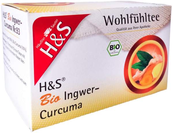 H&S Bio Ingwer-Curcuma 20 Filterbeutel kaufen | Volksversand ...