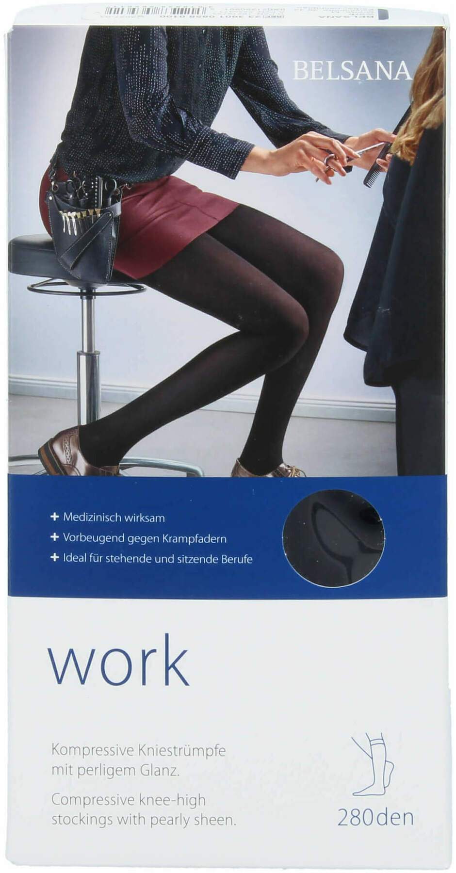 Belsana Work AG M+ Grap.Stayups Nachtblau Mit Spitze 1 Paar kaufen ...