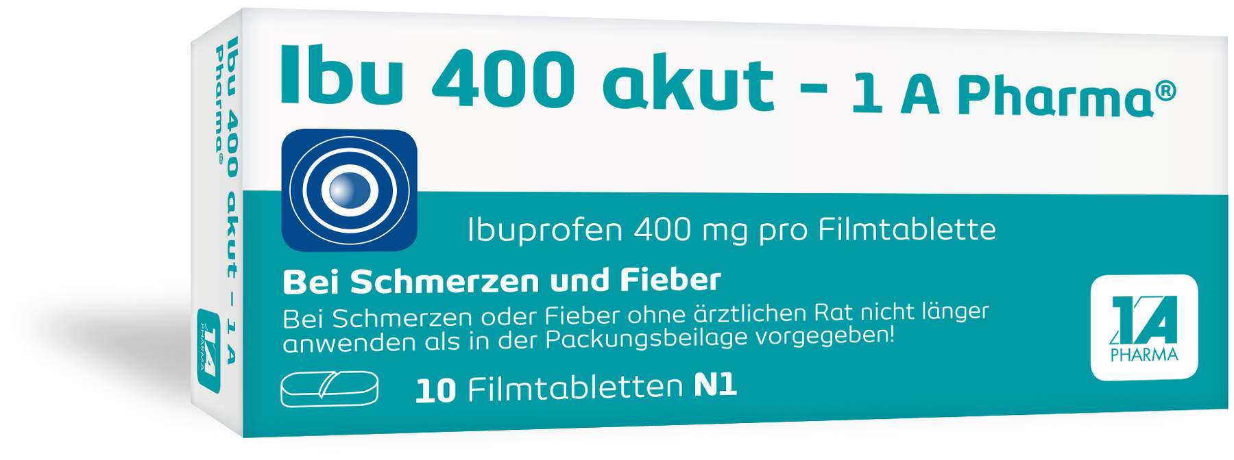 Ibu 400 Akut 1a Pharma 10 Filmtabletten kaufen | Volksversand ...