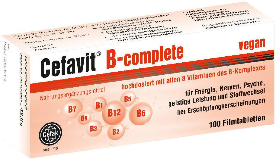 Cefavit B-Complete 100 Filmtabletten kaufen | Volksversand Versandapotheke