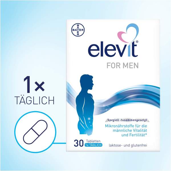 Elevit FOR MEN 30 Tabletten kaufen | Volksversand Versandapotheke